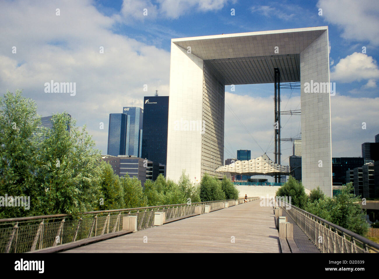 France, Paris Region. The Great Arch. La Defense Stock Photo - Alamy