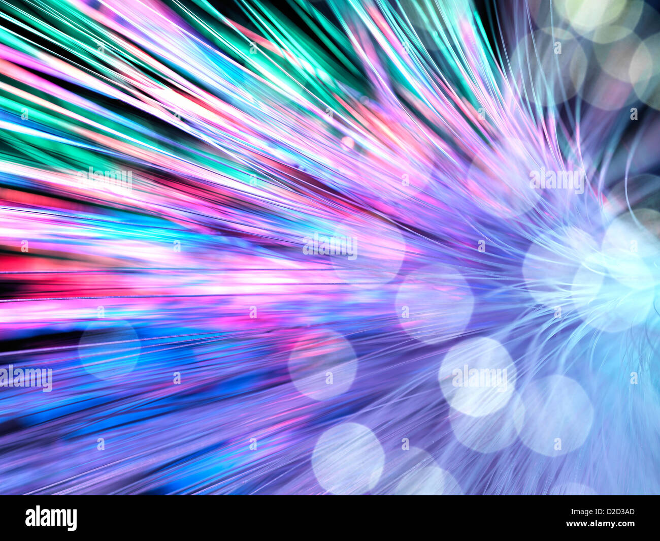 Optical fibres emitting light Optical fibres are used in ...