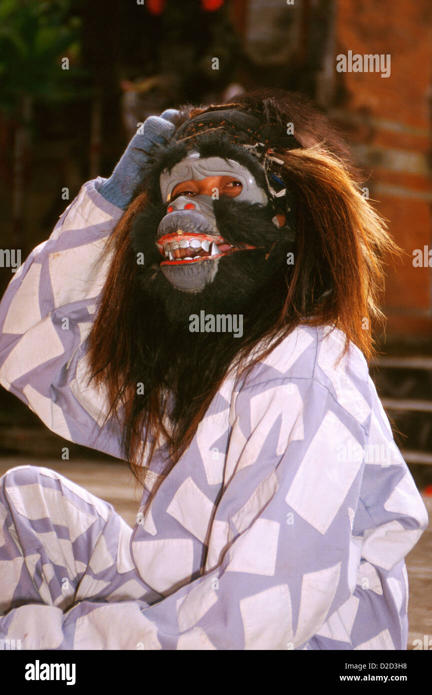 Indonesia bali batubulan barong dance show man in hi-res stock ...