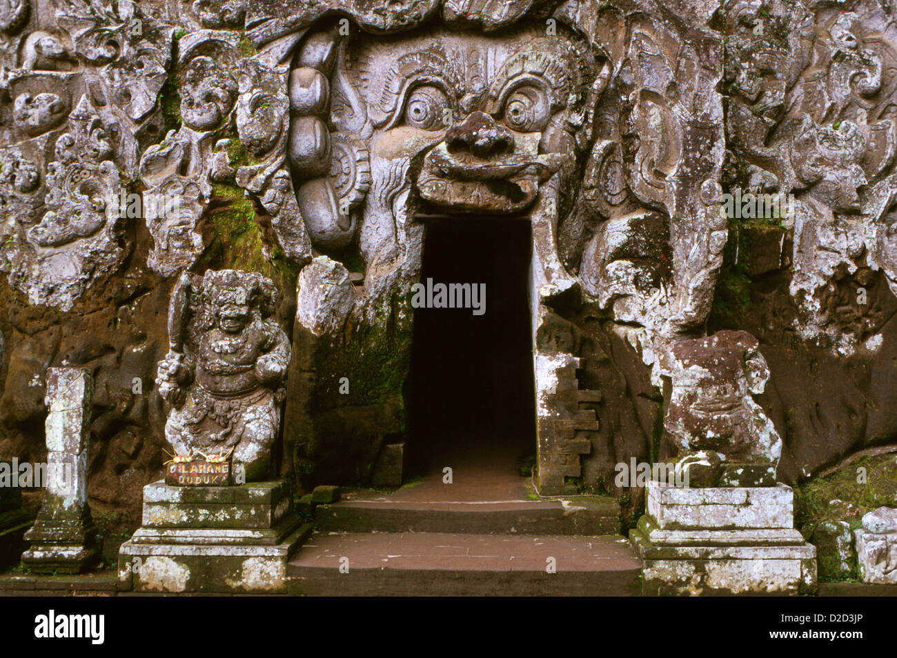 Indonesia. Bali. Goa Gajah. Elephant Cave. Cave Entrance Stock Photo ...