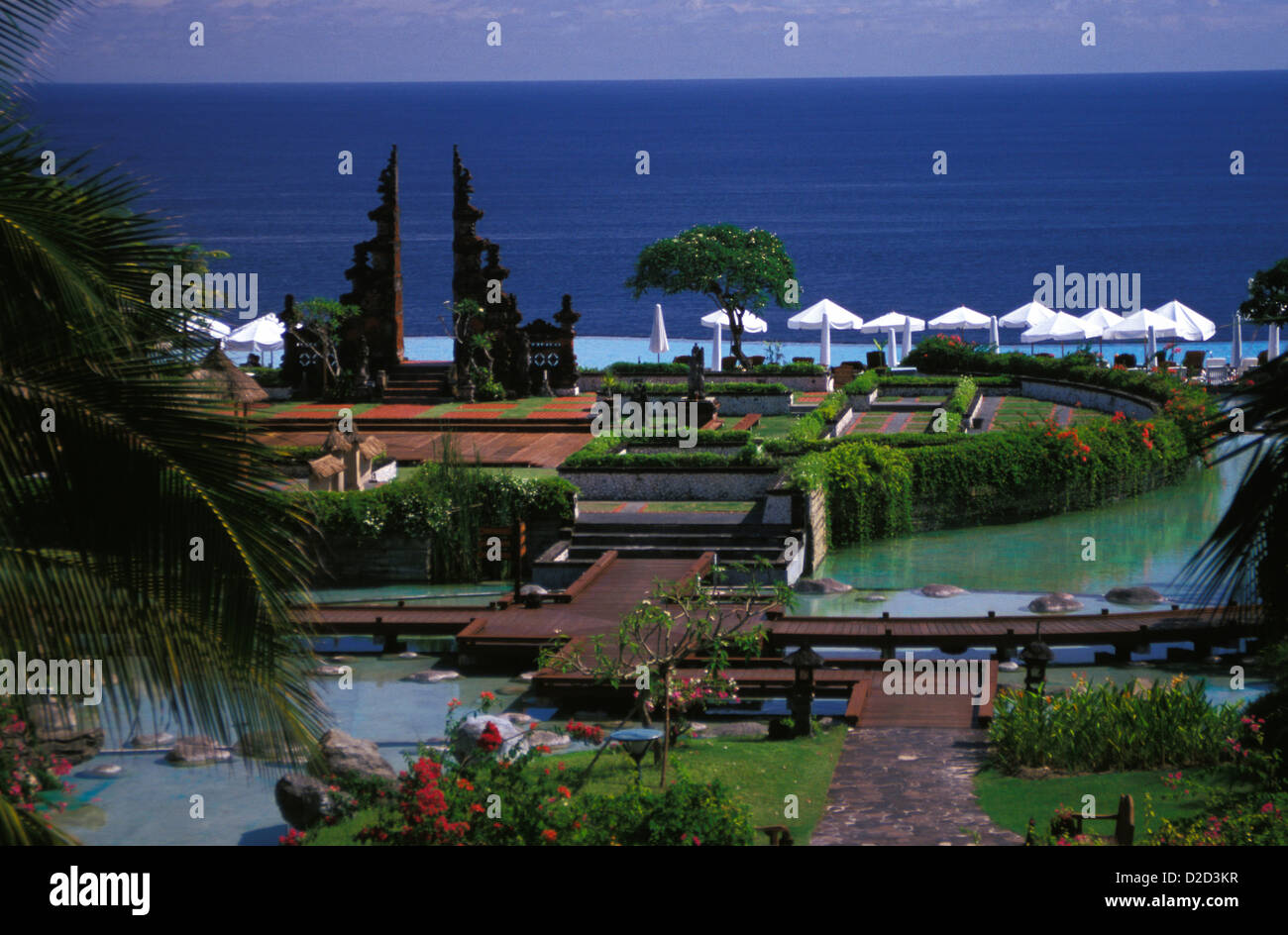 Indonesia, Bali. Bali Cliff Resort. Ungasan. The Grounds Stock Photo ...