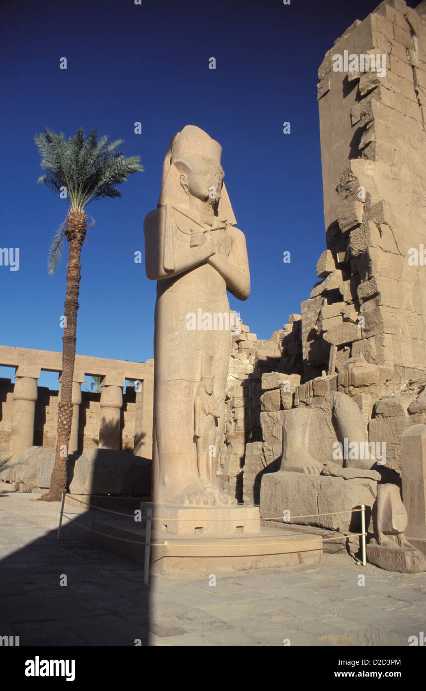 Egypt luxor temple statue ii miscellaneous statues portrait color hi ...