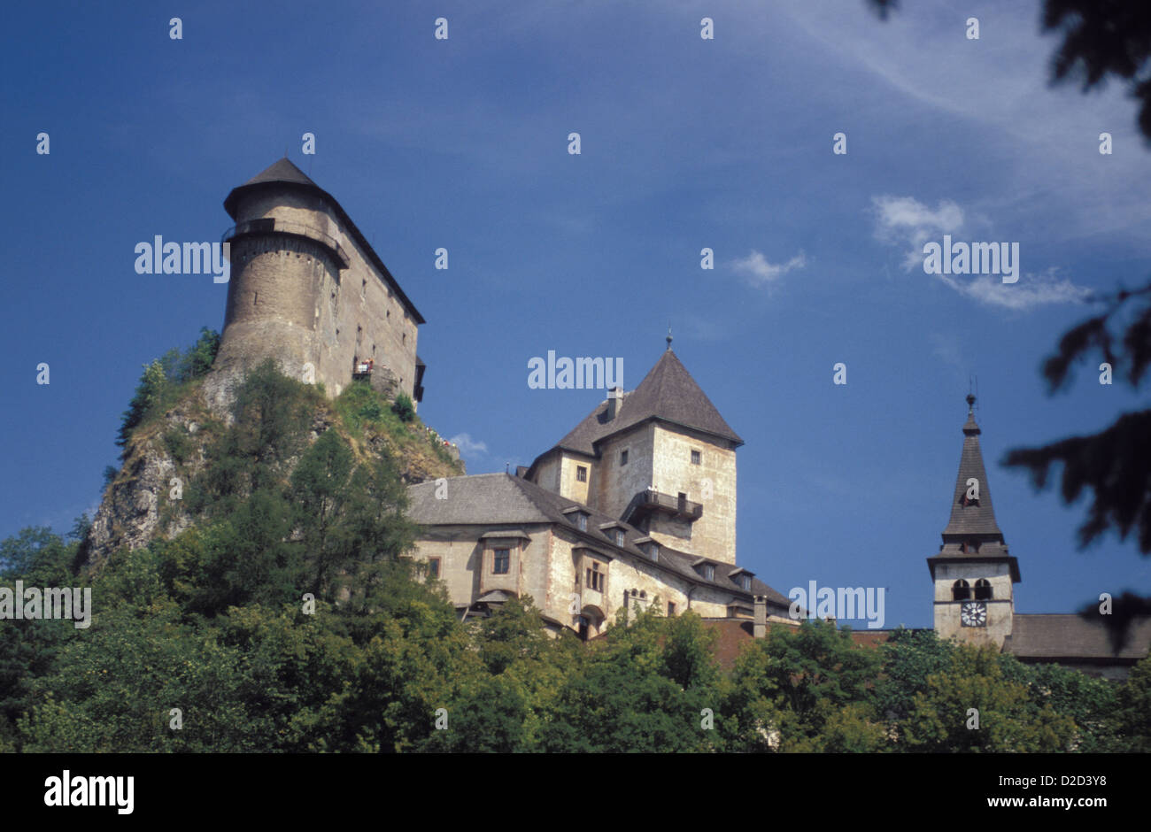 Slovakia. Oravsky Podzamok. Orava Castle Stock Photo - Alamy