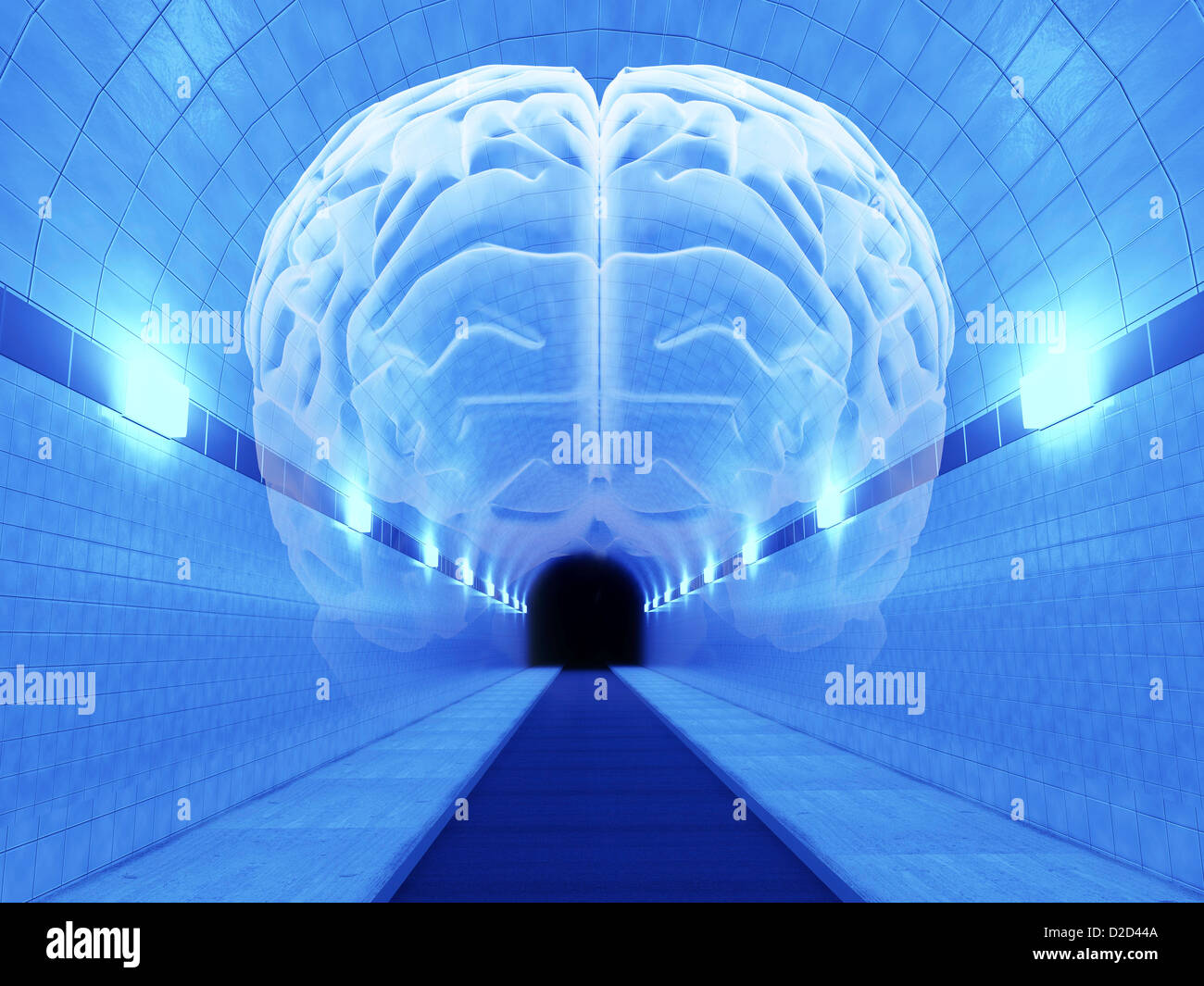 Psychological state brain in a tunnel person's psychological state and ...
