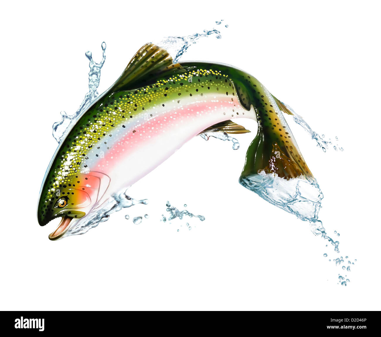 Fish computer artwork Stock Photo - Alamy
