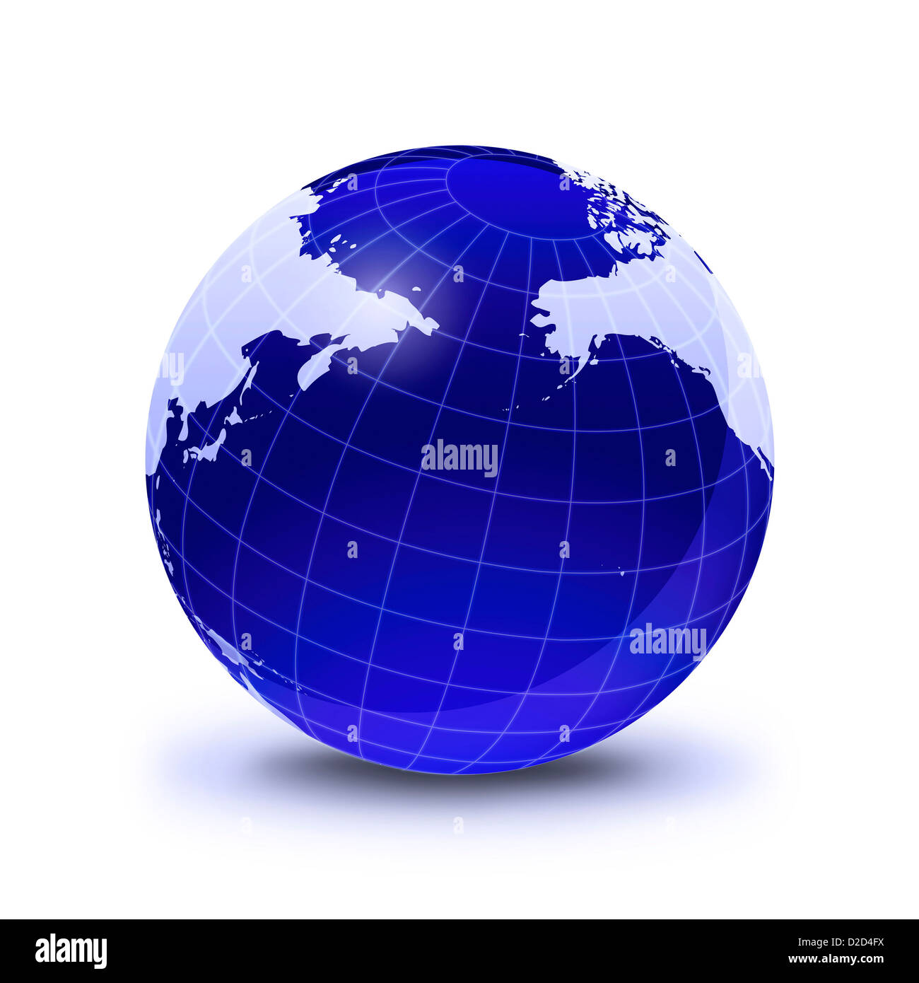 Pacific ocean globe hi-res stock photography and images - Alamy