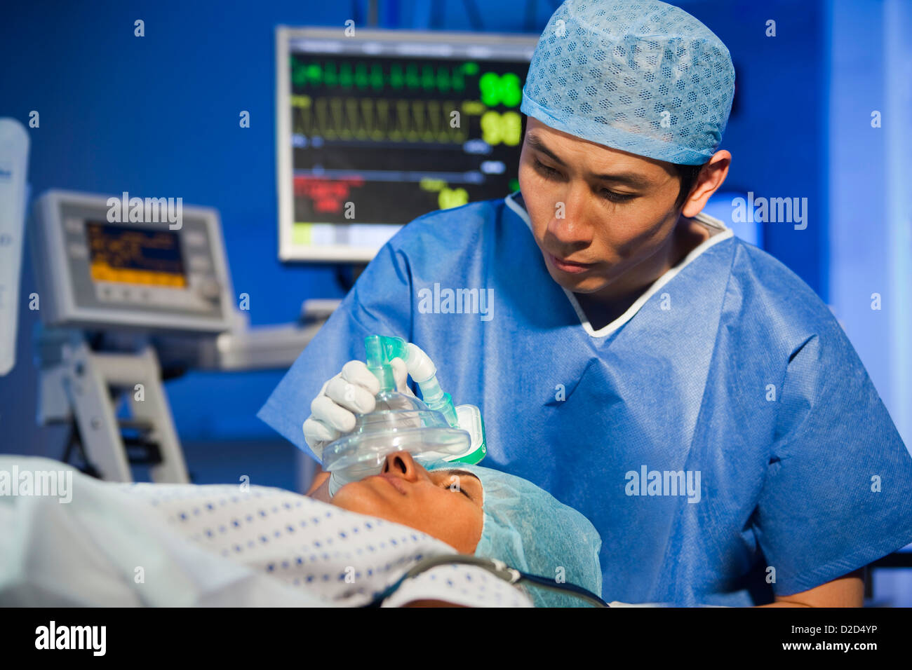 Anaesthetist anaesthetic mask hi-res stock photography and images - Alamy