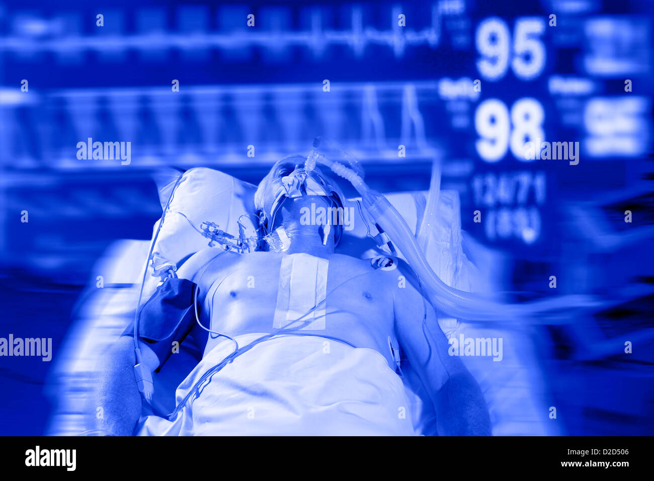 Intensive care unit patient hi-res stock photography and images - Alamy
