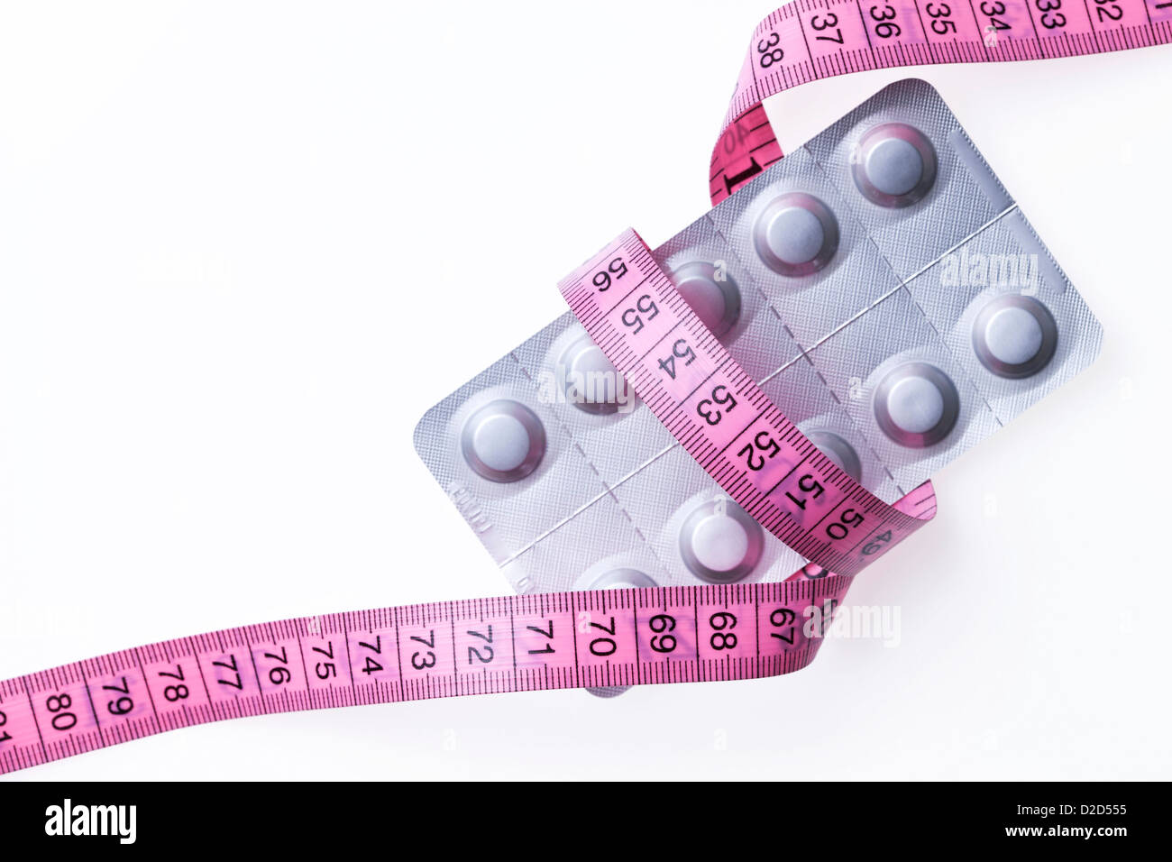 Slimming pills conceptual image Stock Photo - Alamy