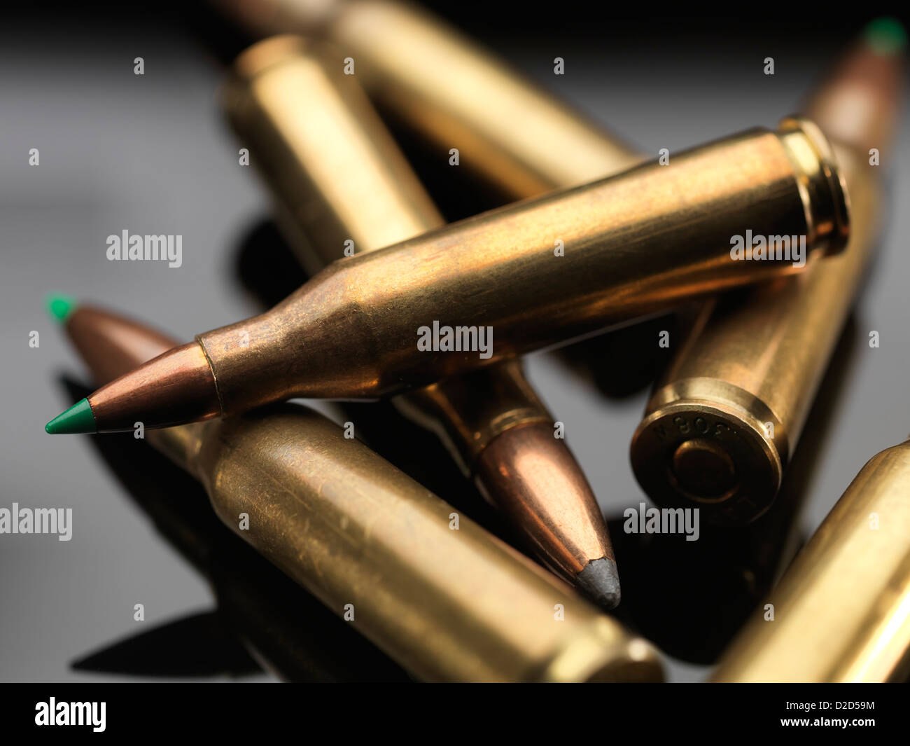 Bullets a collection of objects shot ammunition Stock Photo - Alamy