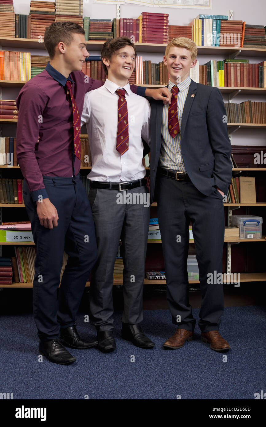 Students laughing in classroom Stock Photo - Alamy