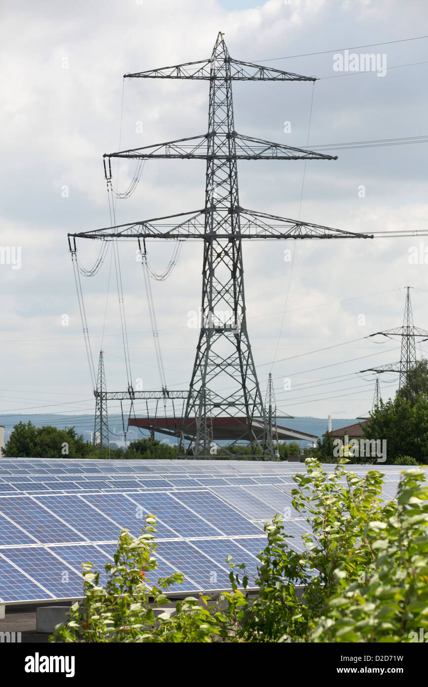 Pylon tree pattern hi-res stock photography and images - Alamy