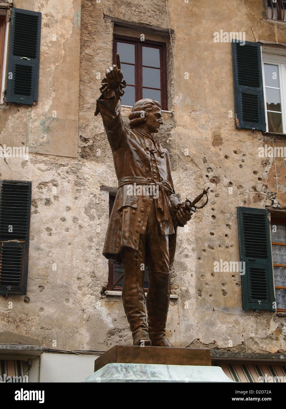 Pascal paoli statue hi-res stock photography and images - Alamy