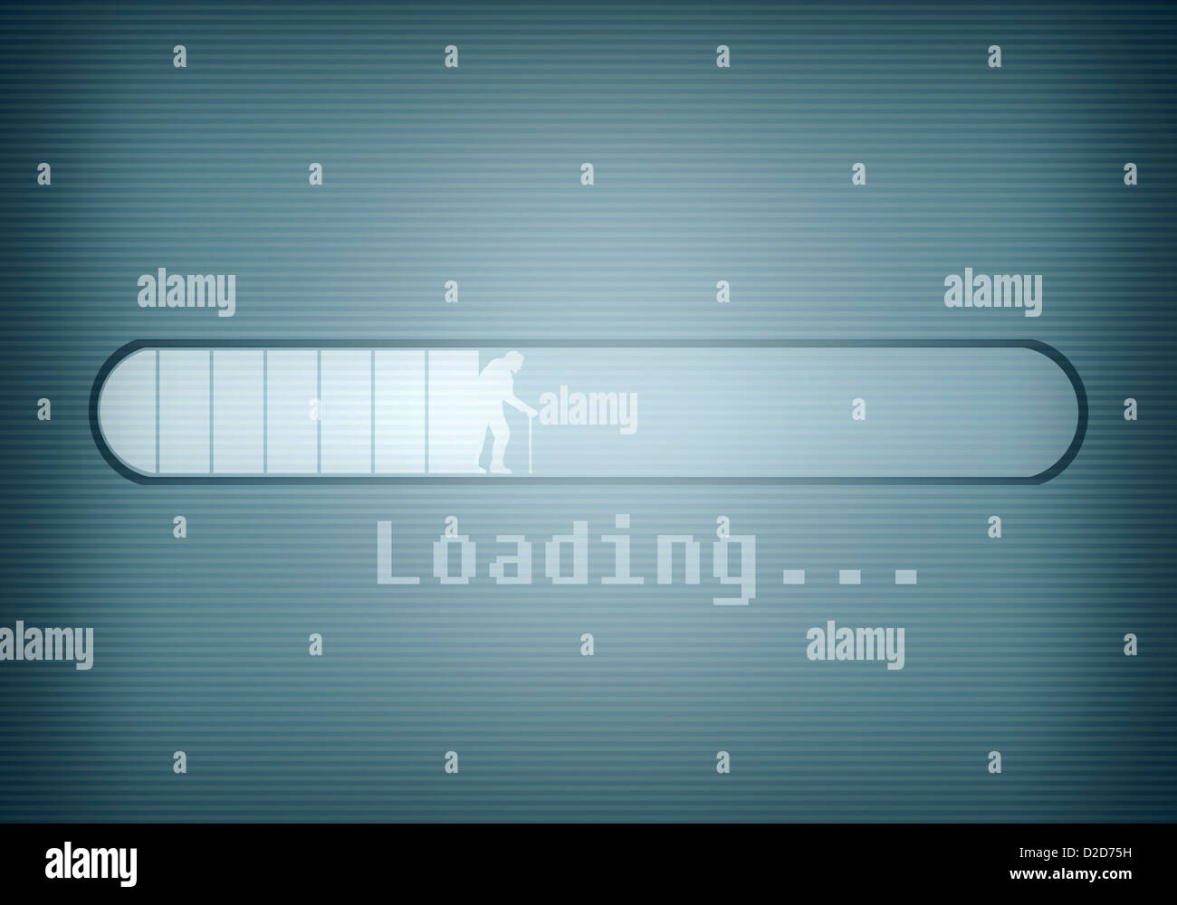 Flat Loading Bar Psd