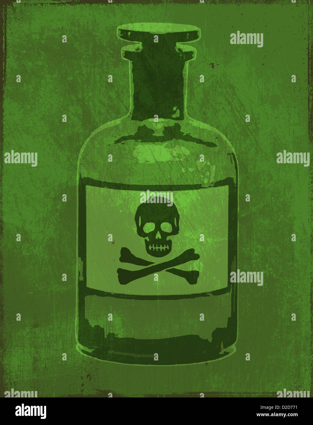 Skull And Crossbones Poison Bottle
