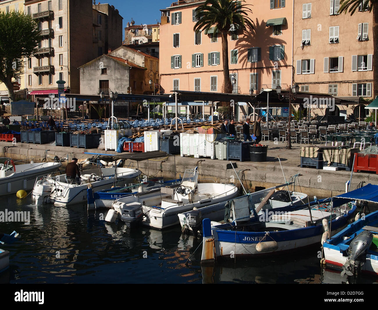 A colorful port in Ajaccio Stock Photo - Alamy