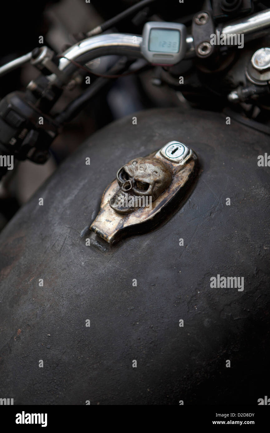 Motorcycle skull hi-res stock photography and images - Alamy