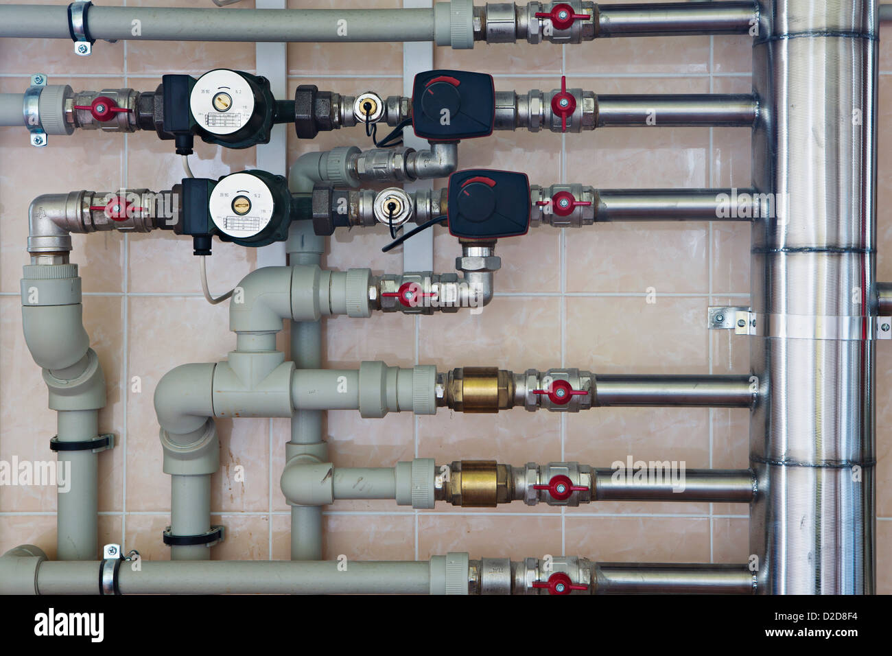 Domestic plumbing system hi-res stock photography and images - Alamy