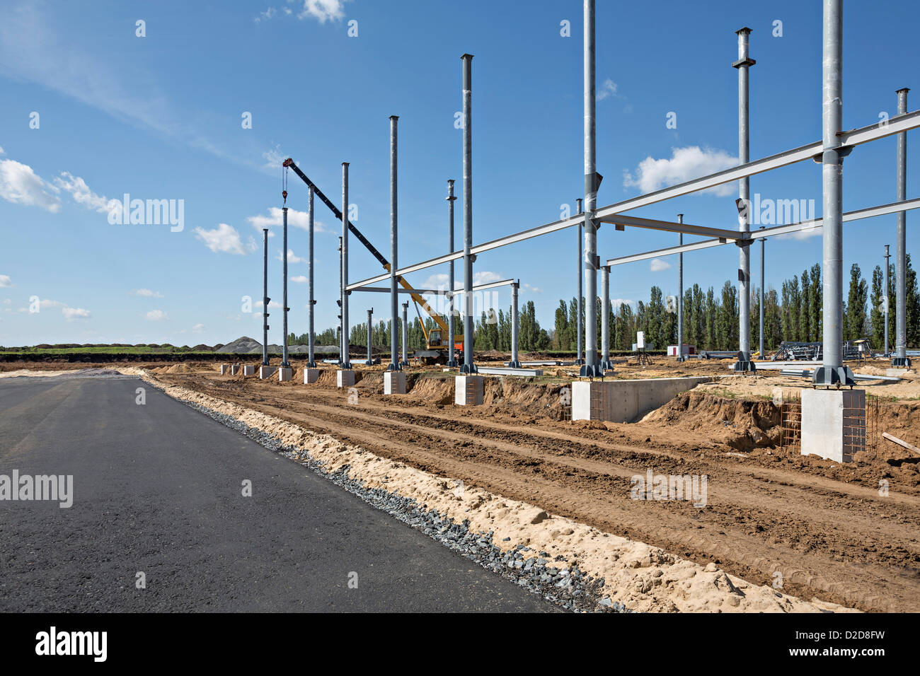 Construction new road hi-res stock photography and images - Alamy