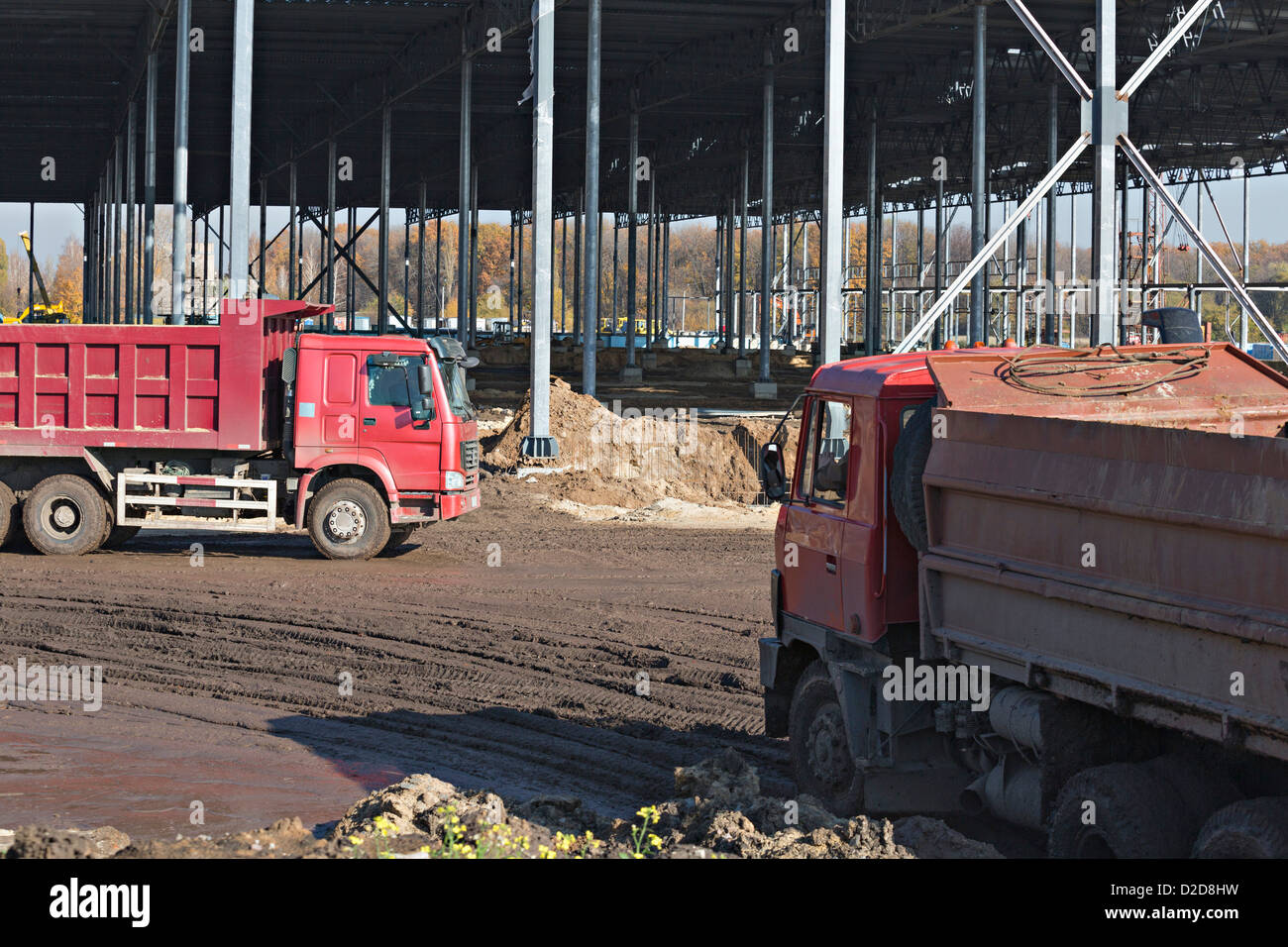 Dumper truck construction hi-res stock photography and images - Alamy