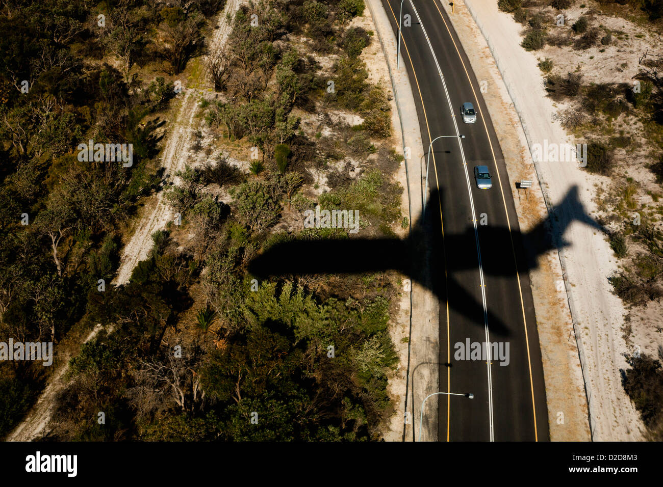 Shadow of an airplane landing hi-res stock photography and images - Alamy