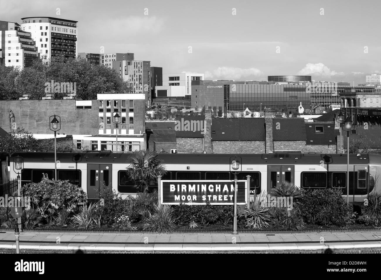 Birmingham Moor Street Station city centre, UK Stock Photo - Alamy