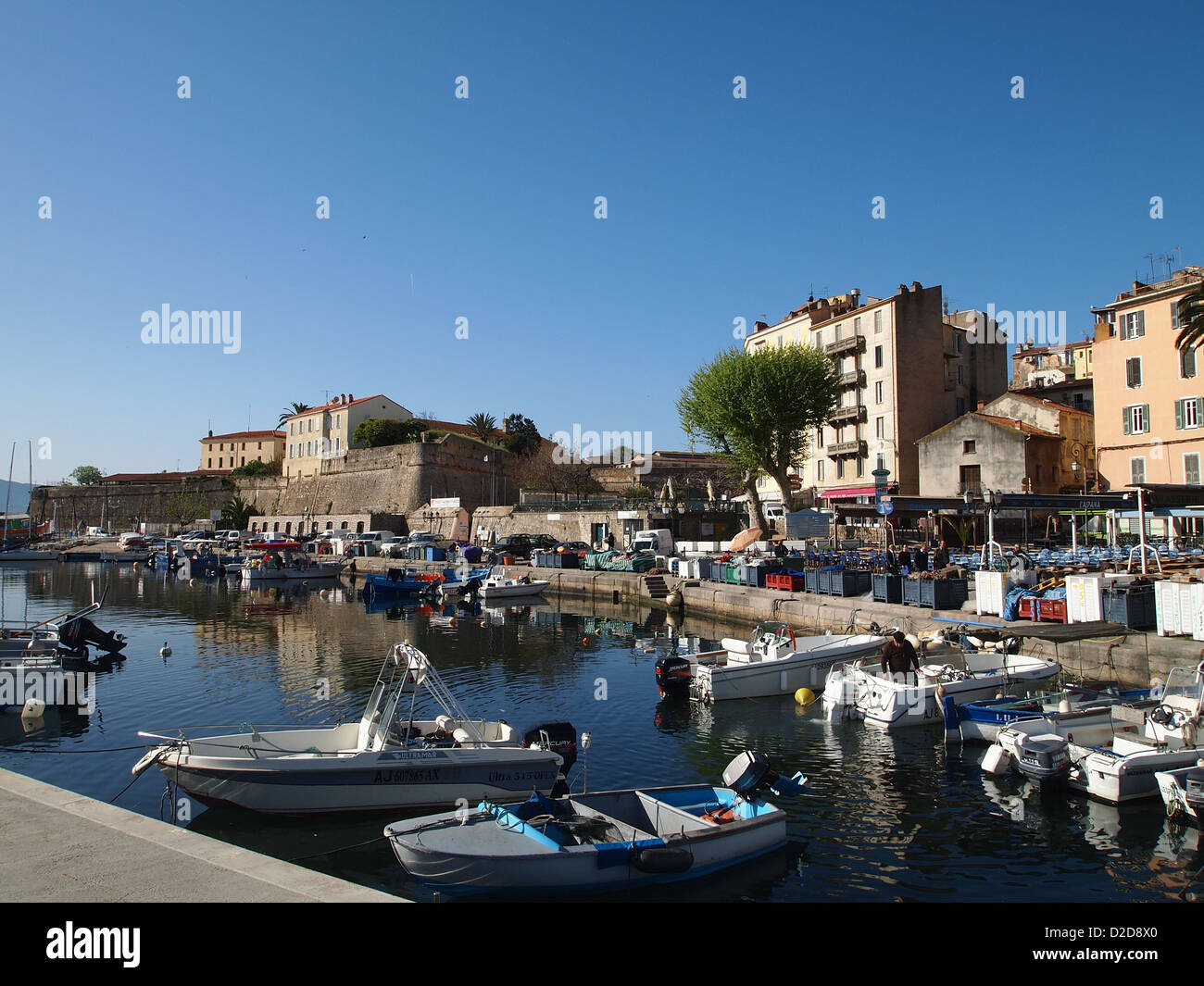 A colorful port in Ajaccio Stock Photo - Alamy