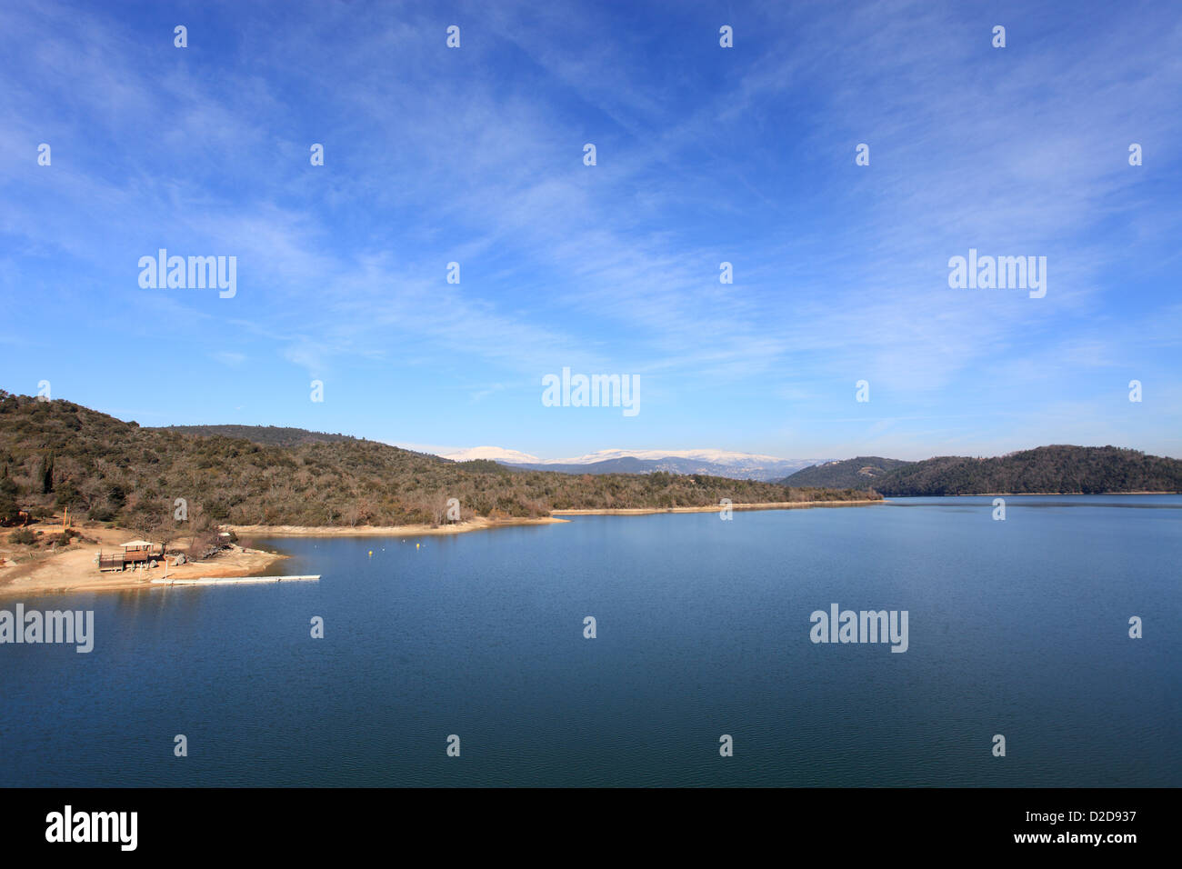 The lake of Saint Cassien Stock Photo - Alamy