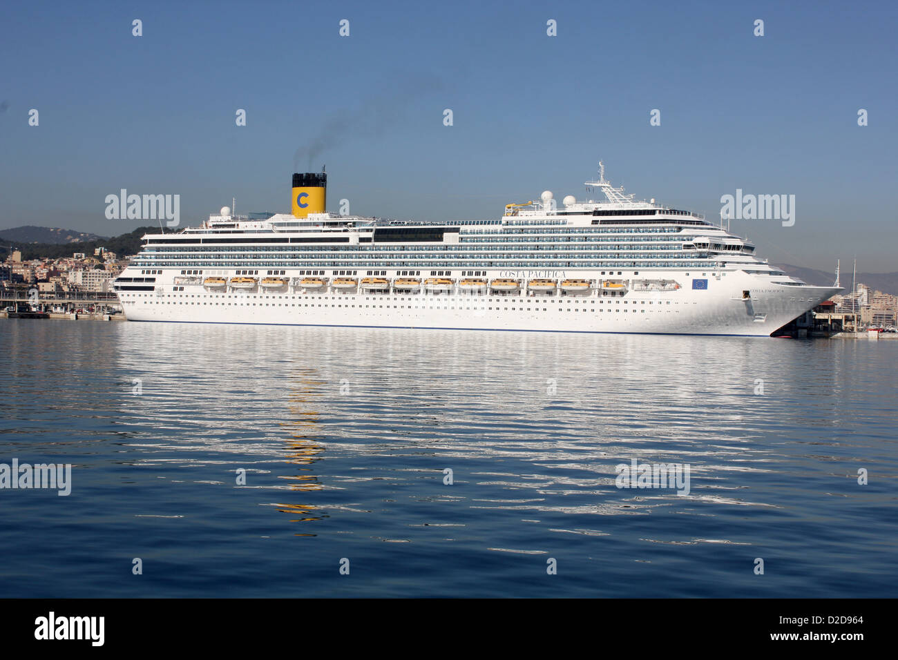 Costa Cruise Lines Cruise Ship “Costa Pacifica” - on berth preparing ...
