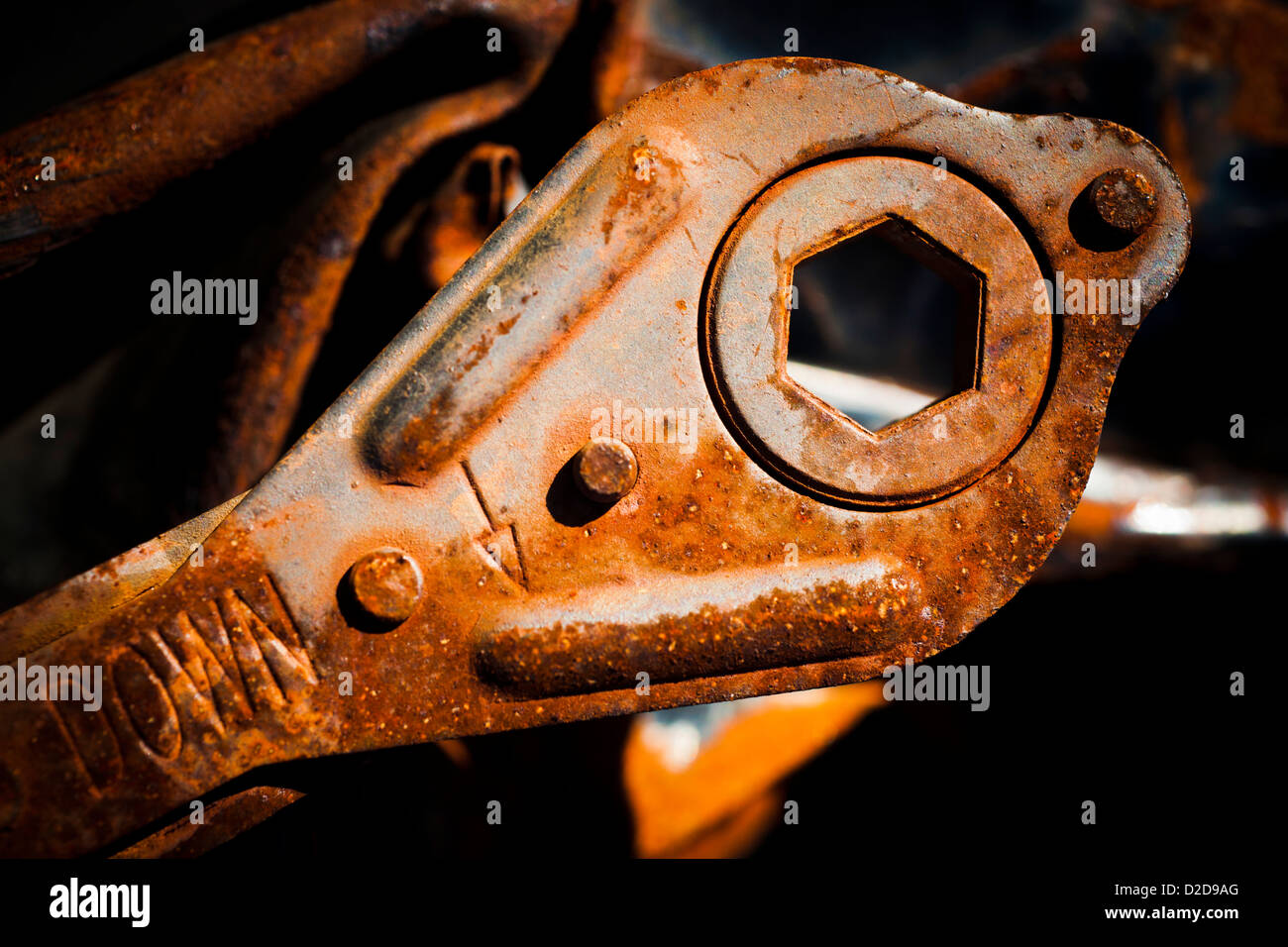 A rusty wrench Stock Photo - Alamy