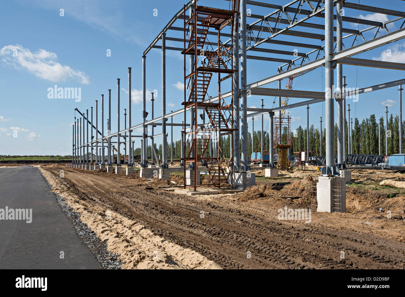 A construction frame on a construction site Stock Photo - Alamy
