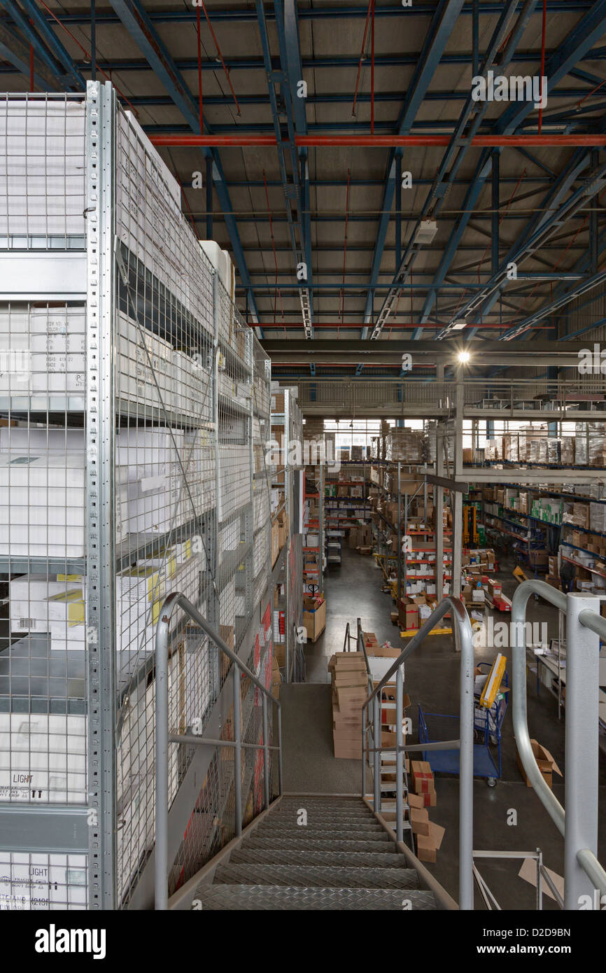 Interior of a warehouse Stock Photo - Alamy