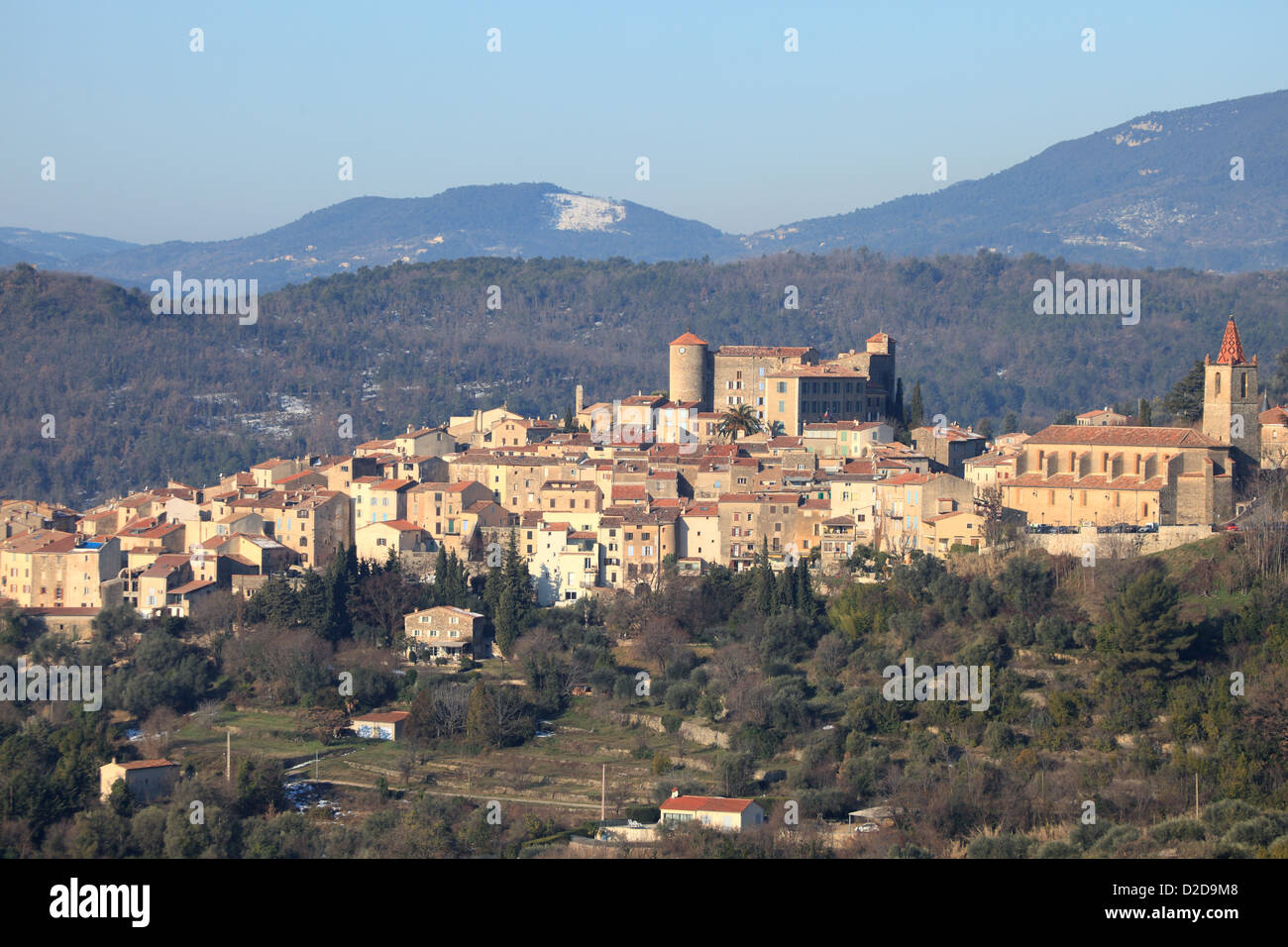 Picturesque Provence village of Callian Stock Photo - Alamy