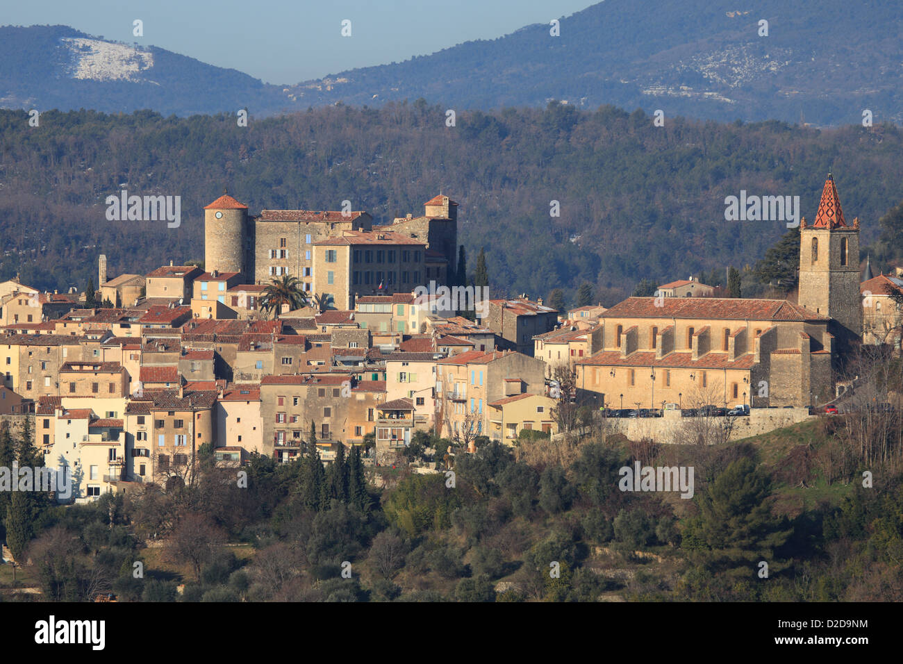 Picturesque Provence village of Callian Stock Photo - Alamy