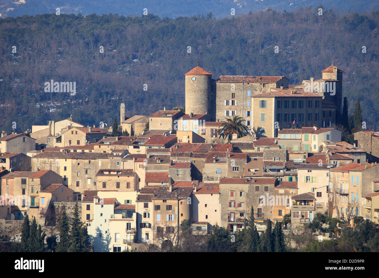 Picturesque Provence village of Callian Stock Photo - Alamy