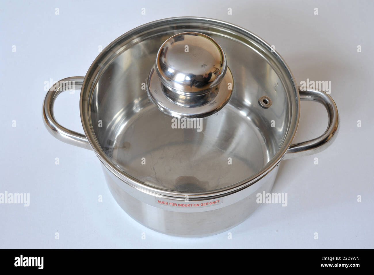 steel kitchen pot Stock Photo - Alamy