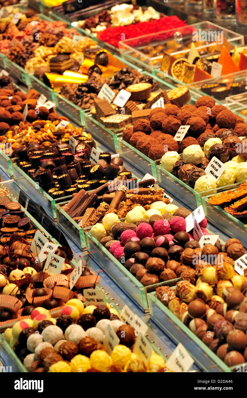 Chocolate stall hi-res stock photography and images - Alamy