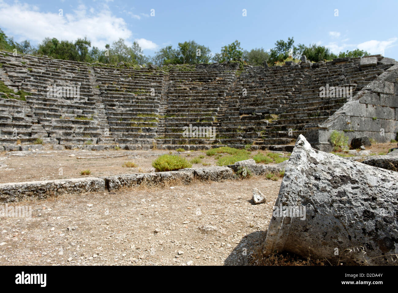 Pinara Turkey. View of the spectacular Greek-style 2nd century BC ...