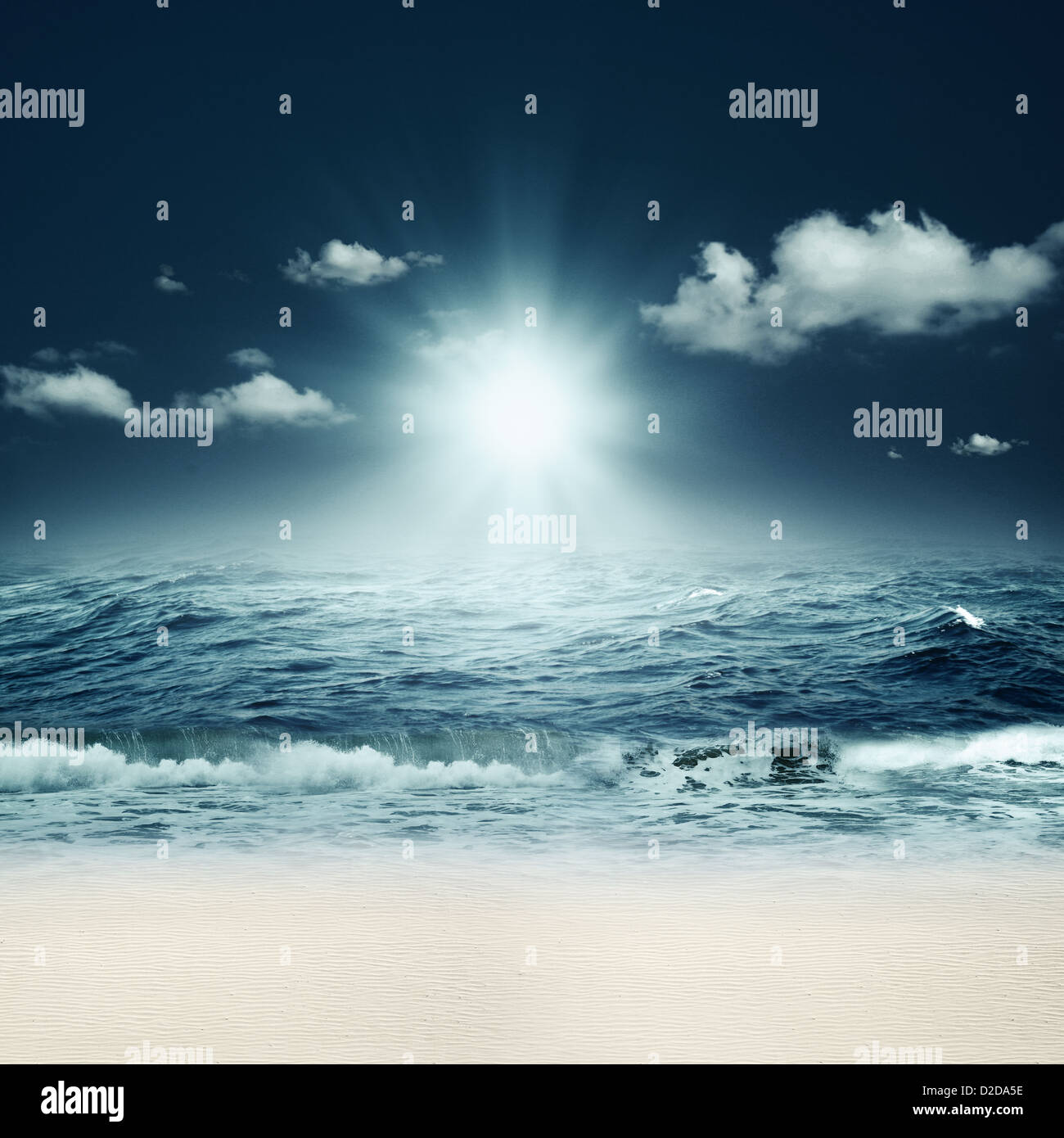 Beautiful sea. Abstract marine backgrounds for your design Stock Photo ...