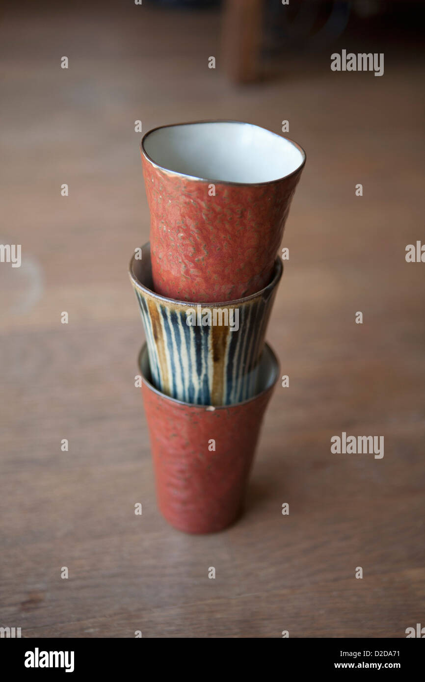 Stacked tea cups hi-res stock photography and images - Alamy