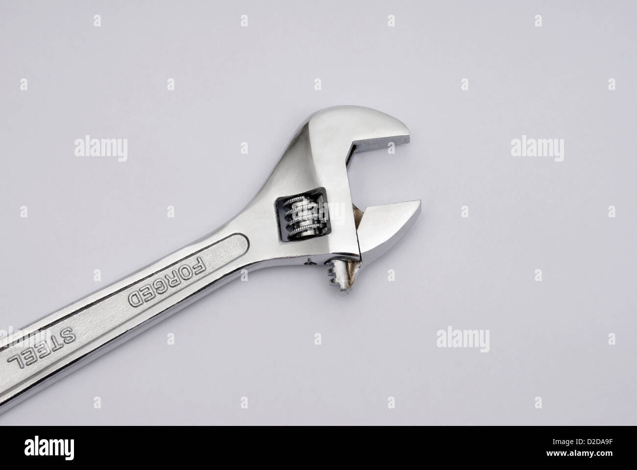 Forged steel spanner Stock Photo - Alamy