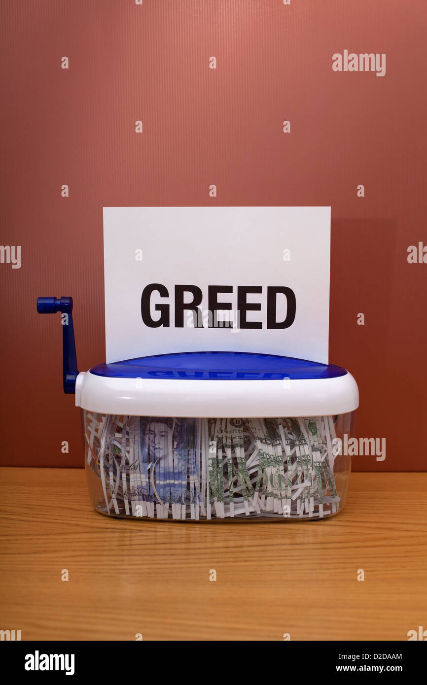 Greed for money hi-res stock photography and images - Alamy