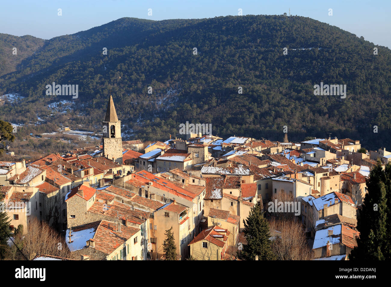 Picturesque Provence village of Bargemon Stock Photo - Alamy