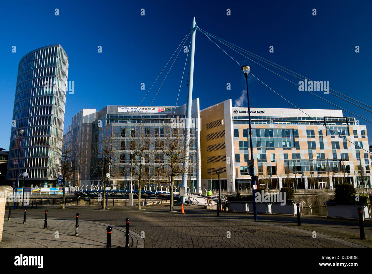 the eye tower temple quay bristol england Stock Photo - Alamy