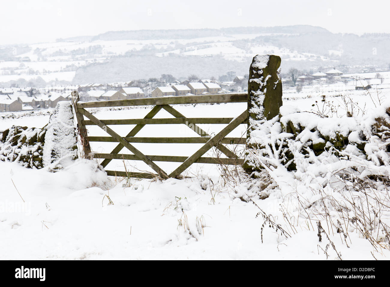 English snow scene hi-res stock photography and images - Alamy