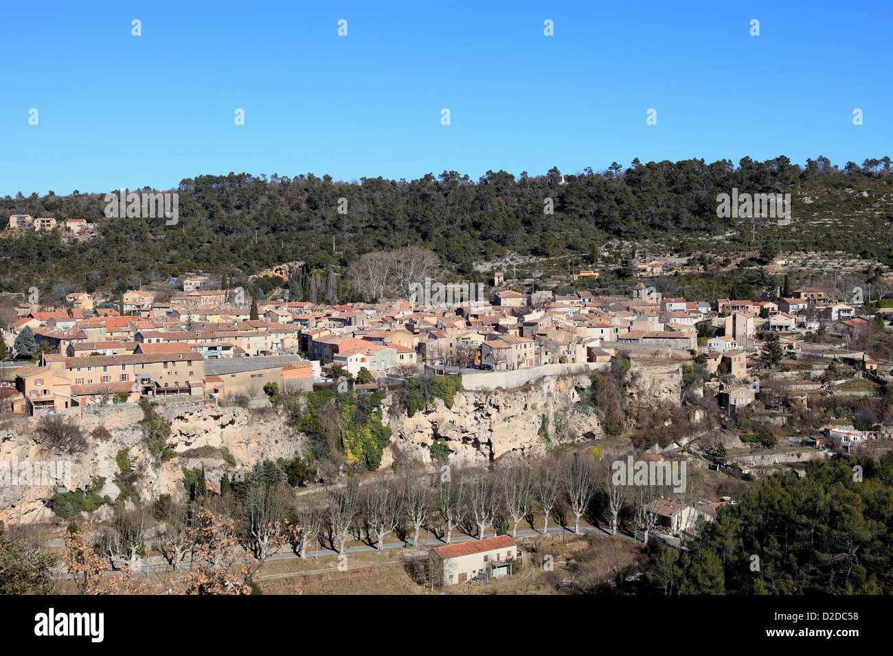 Picturesque Provence village of Varages Stock Photo - Alamy