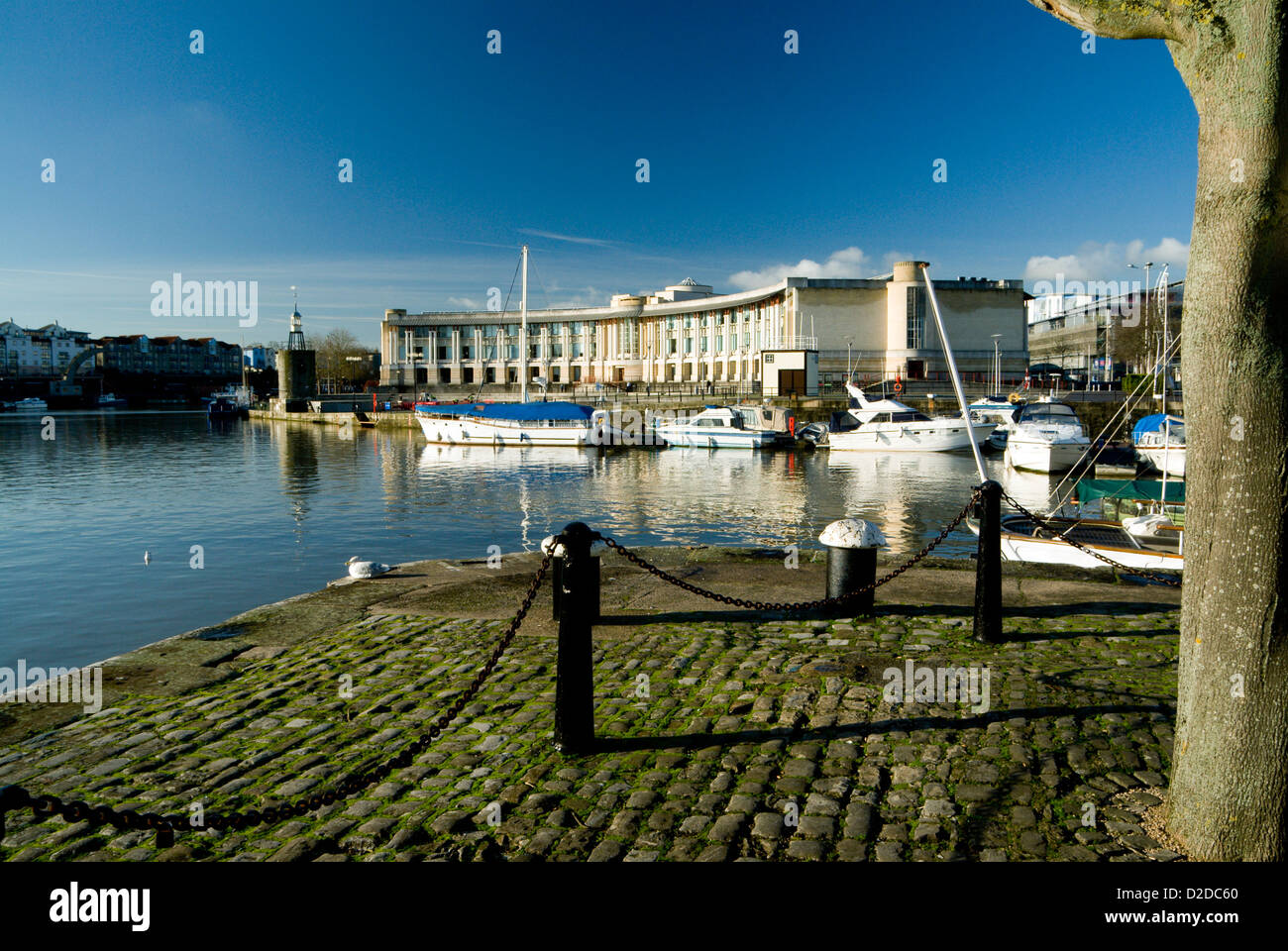 floating harbour and lloyds building bristol england Stock Photo - Alamy