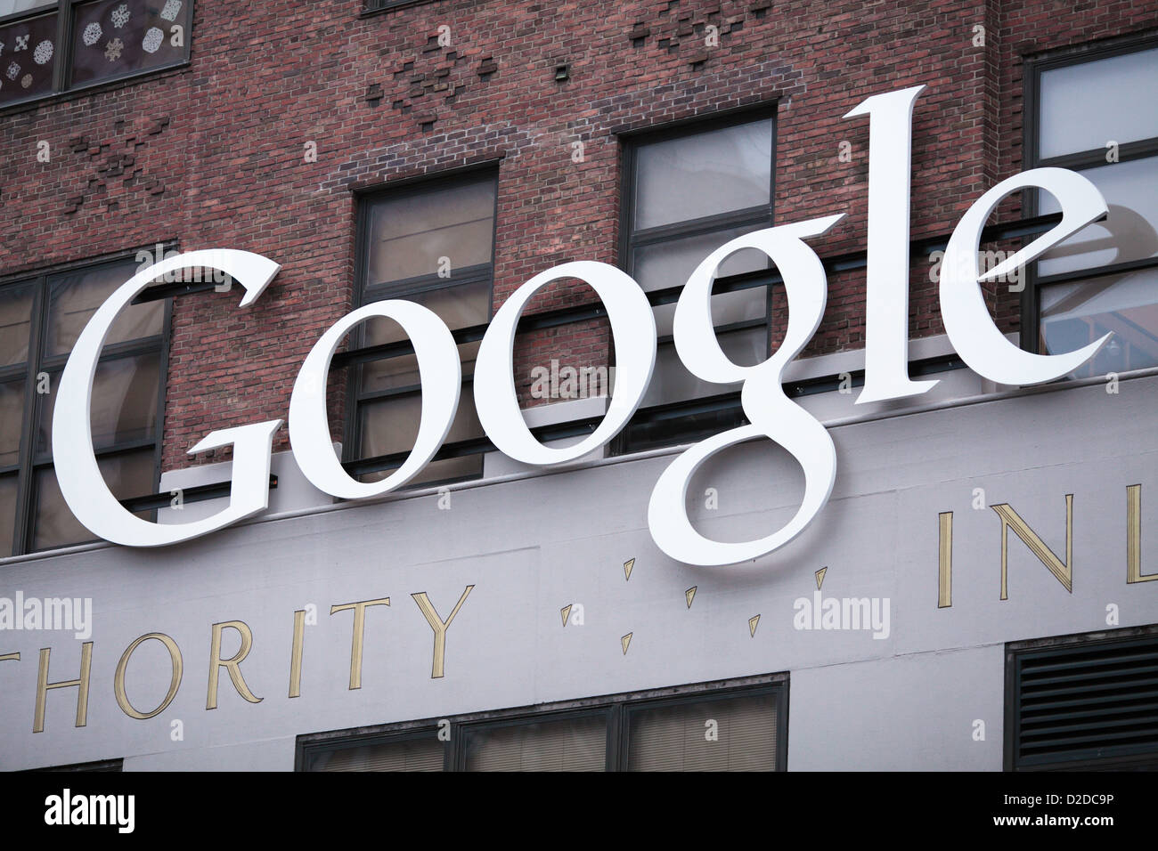Google sign in Manhattan, New York Stock Photo - Alamy