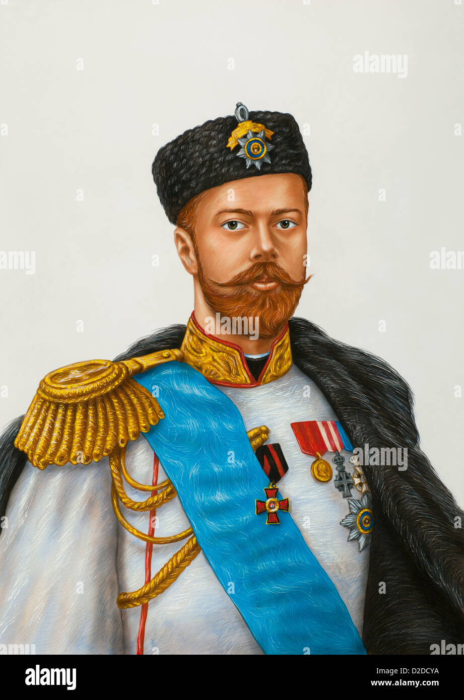 Emperor nicholas ii painting hi-res stock photography and images - Alamy