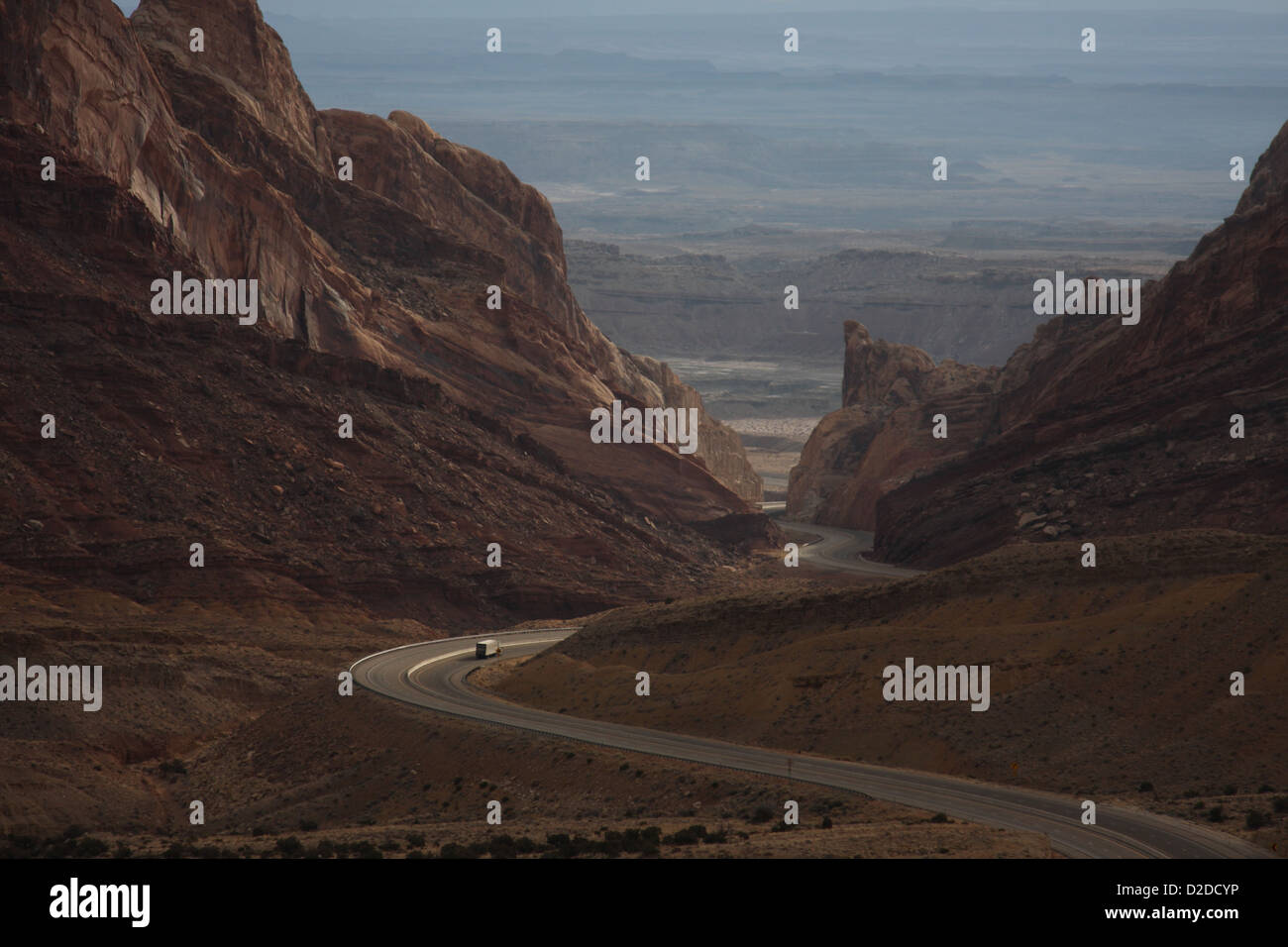 Highway in Moab Utah Stock Photo - Alamy